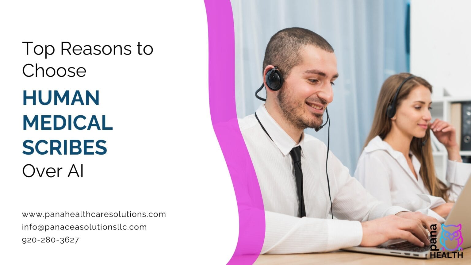 Top Reasons to Choose Human Medical Scribes Over AI - panaHEALTH
