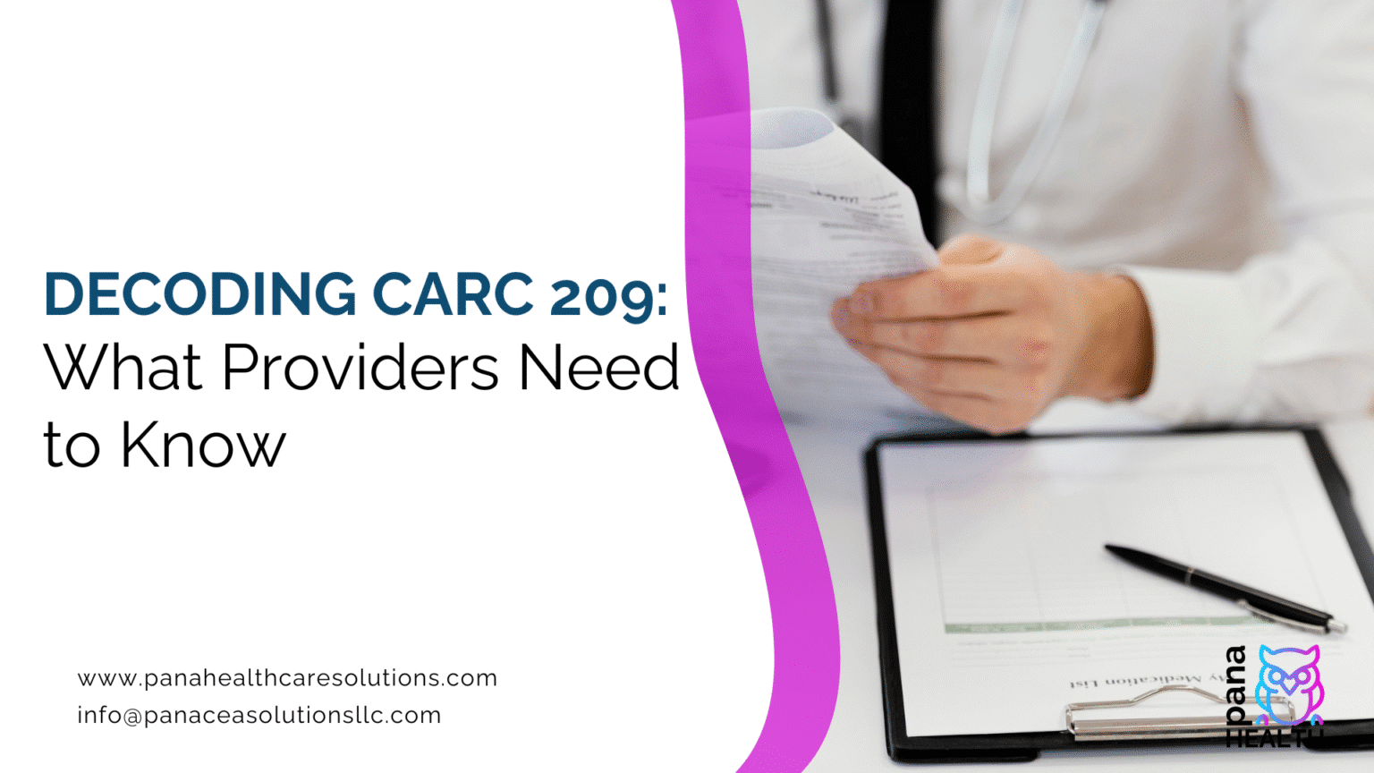 Decoding CARC 209: A Guide for Healthcare Providers